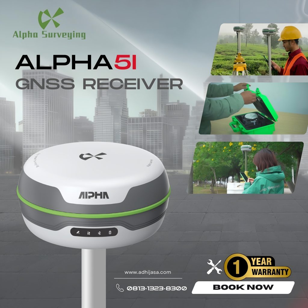 Alpha 5i Gnss RTK Gps Geodetik Statik