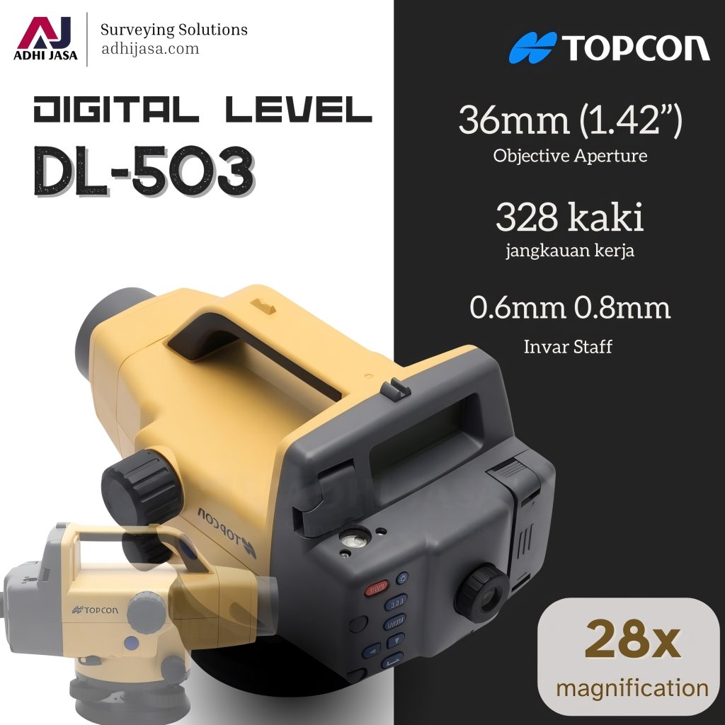 Jual Digital Level Topcon DL-503 Automatic Level Wp Waterpass