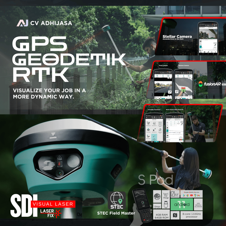GPS RTK STEC SDi GNSS Receiver With EDM Technology